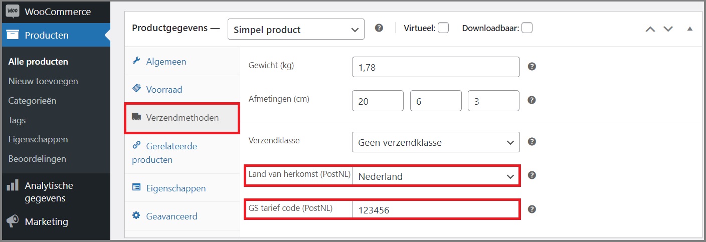 PostNL WooCommerce Manual